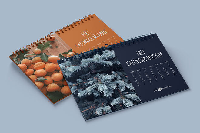 Free Calendar Mockup – Free PSD Templates