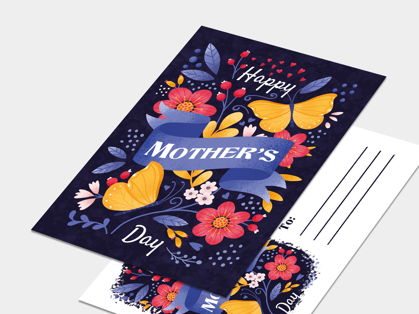 Free Mother's Day Postcard Template – Free PSD Templates