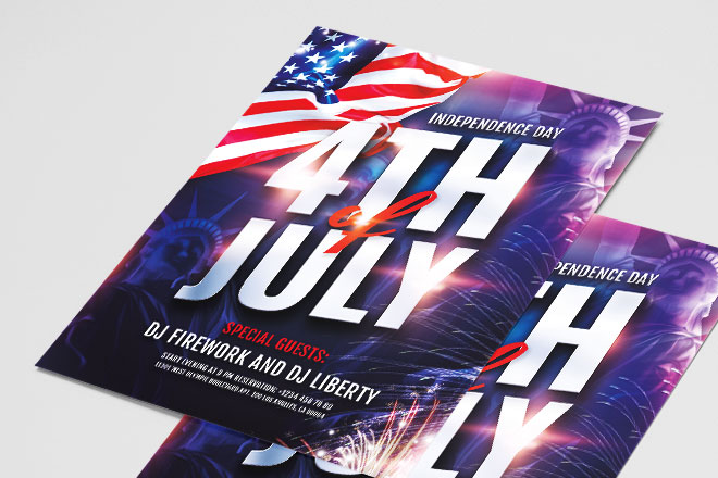 Free Independence Day Flyer Template – Free PSD Templates