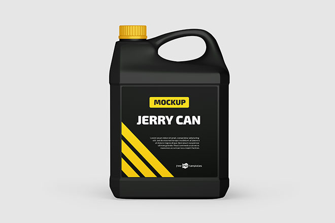 Free Jerry Can Mockup PSD Template Set – Free PSD Templates