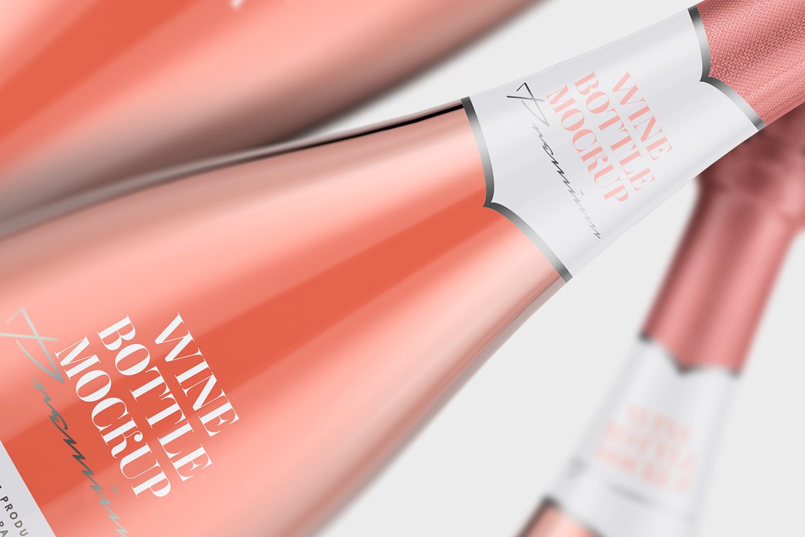 30+ Free Wine Bottle Mockups + Premium for Photoshop (PSD)