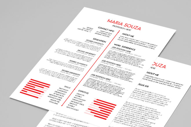 Free Professional Resume Template for Photoshop (PSD)