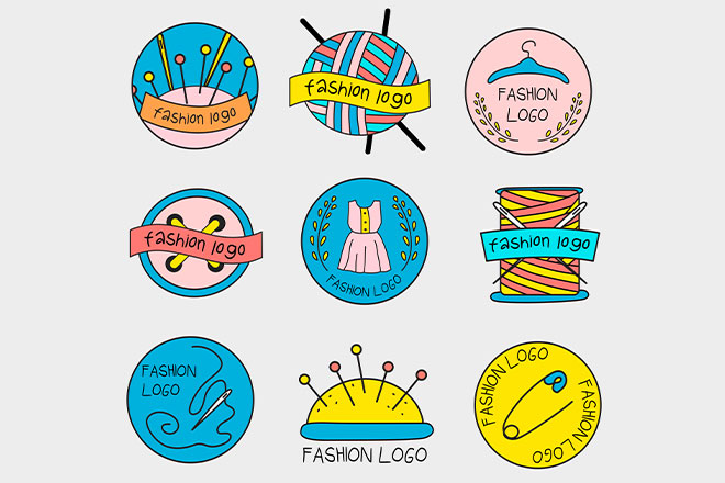 Free Vector Fashion Logo Set for Photoshop and Illustrator