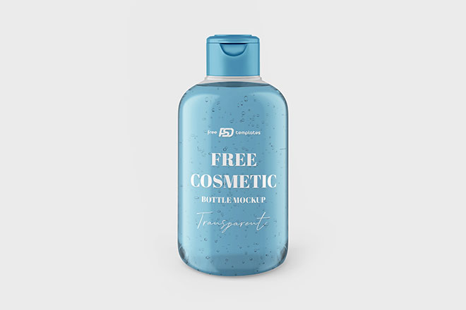 Free Shampoo Bottle PSD Mockup Set for Photoshop