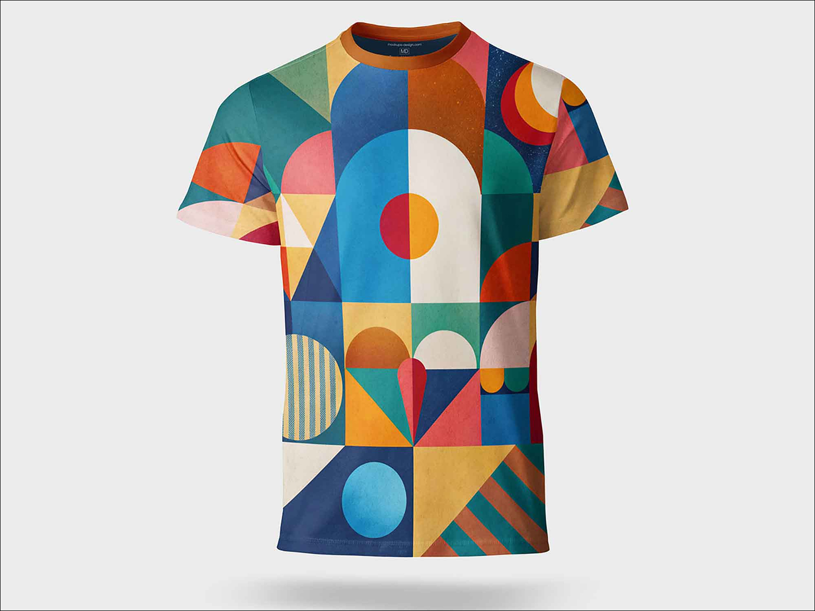 Free Floating Men’s T-Shirt Mockup PSD for Photoshop