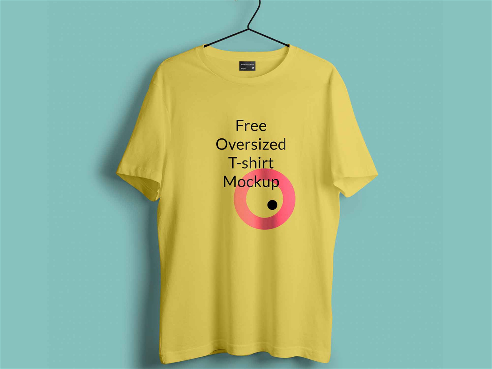 Free Oversized T-Shirt Mockup PSD for Photoshop
