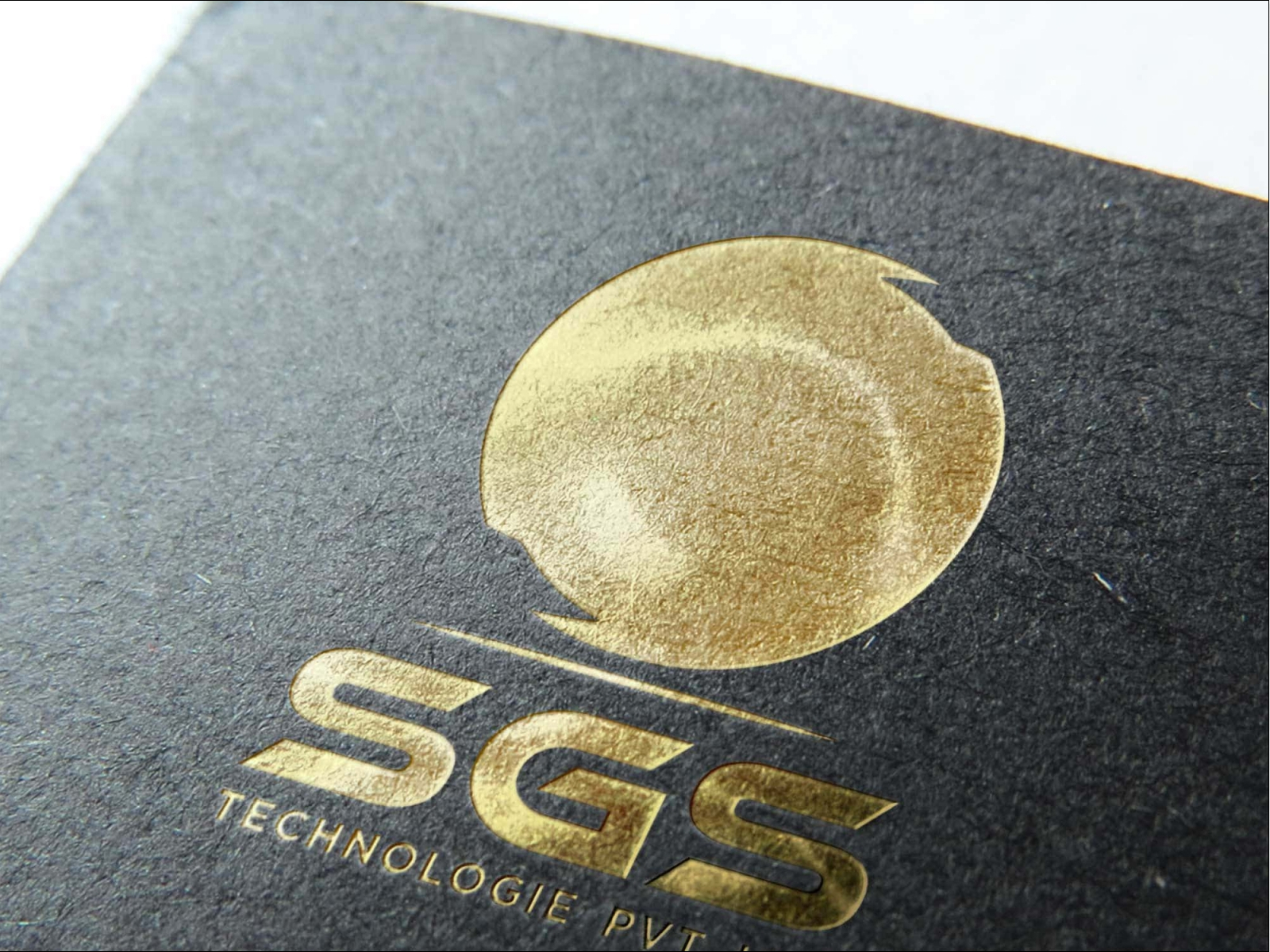 Free Gold Foil Stamp Logo PSD Mockup for Photoshop