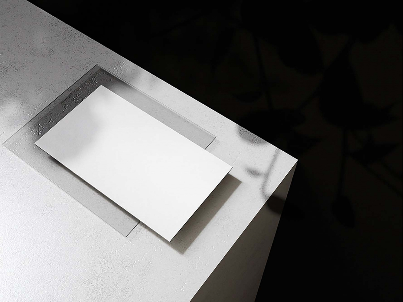 Free Fancy Business Card PSD Mockup for Photoshop